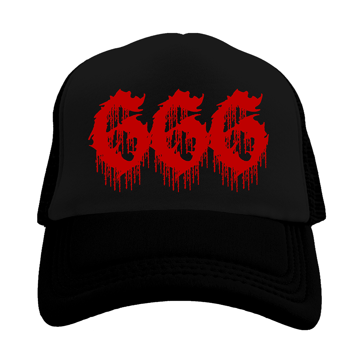 BLACKCRAFT Store - Dripping 666 Trucker Hat – Blackcraft