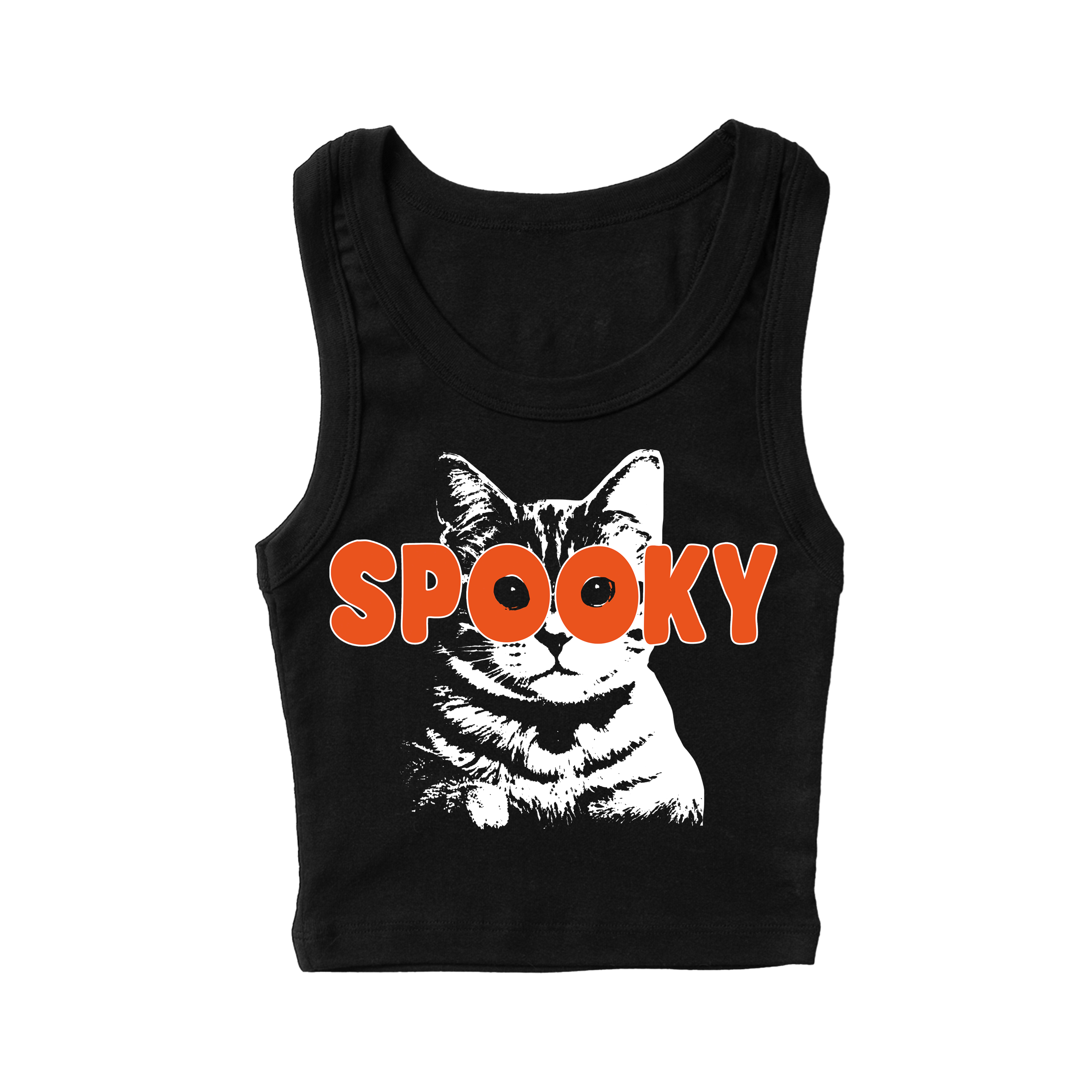 BLACKCRAFT Store - 13th Anniversary Spooky Waitress Crop Tank Top ...