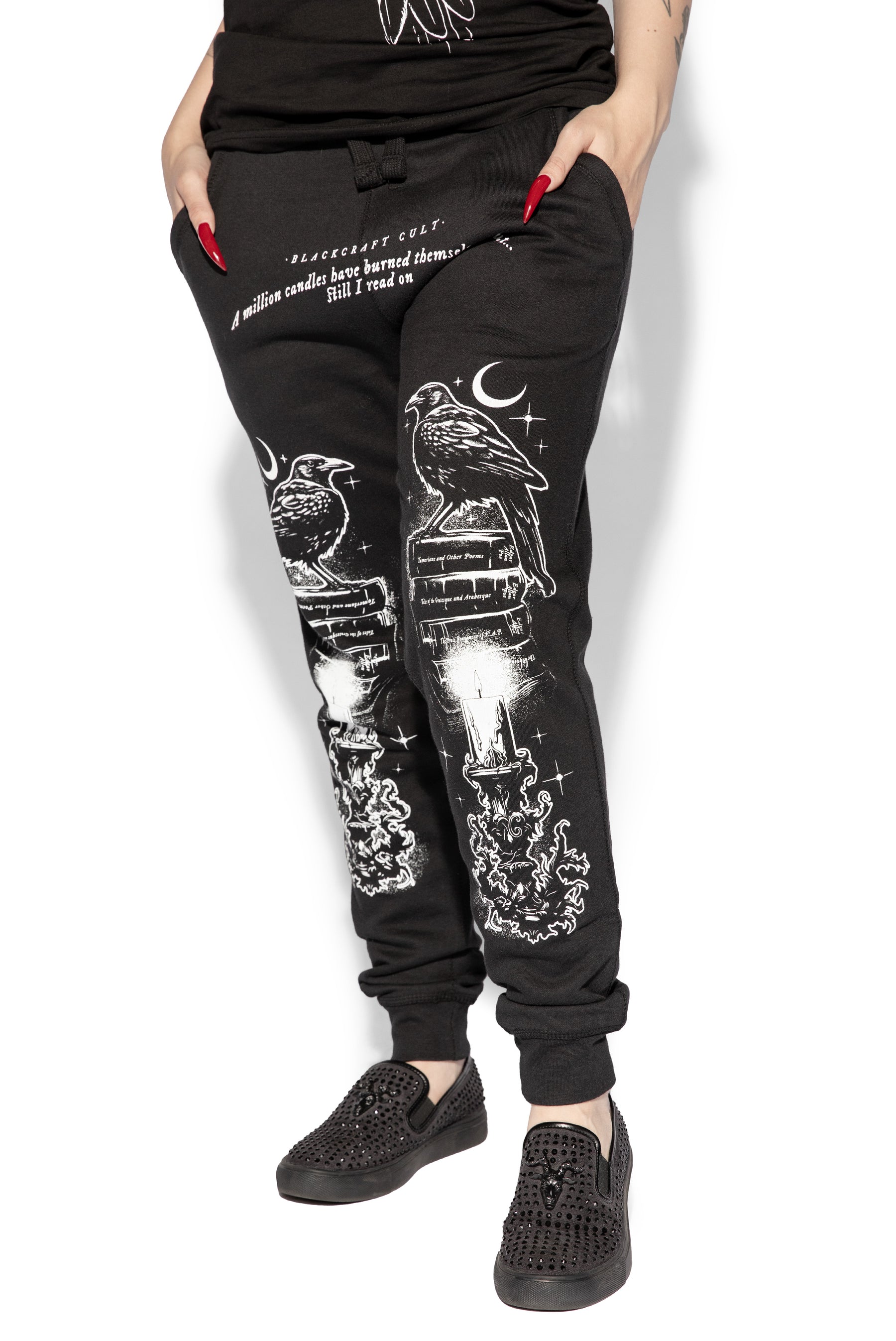 BLACKCRAFT Store - Hail The Raven Joggers – Blackcraft